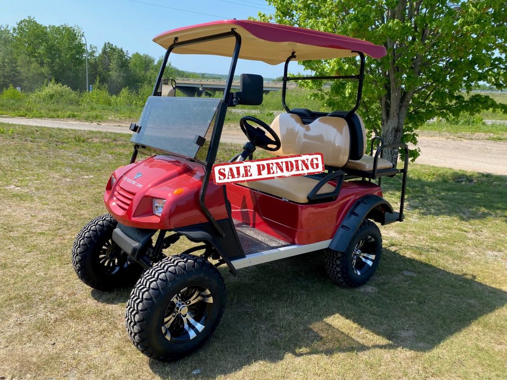 2023 AGT ELECTRIC NOMAD 2+2 PEARL RED Sale Pending - Rafuse Golf Cars Inc.